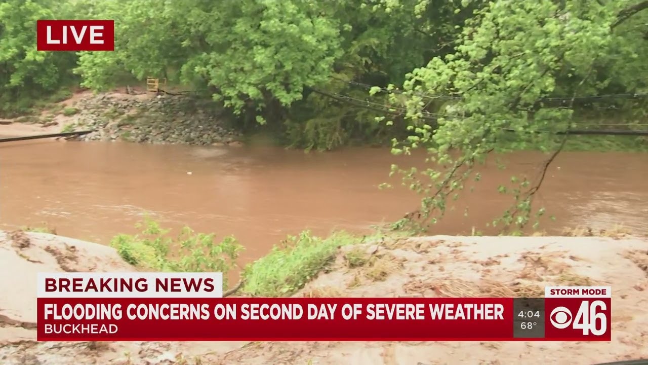 Flooding concerns in Buckhead - YouTube