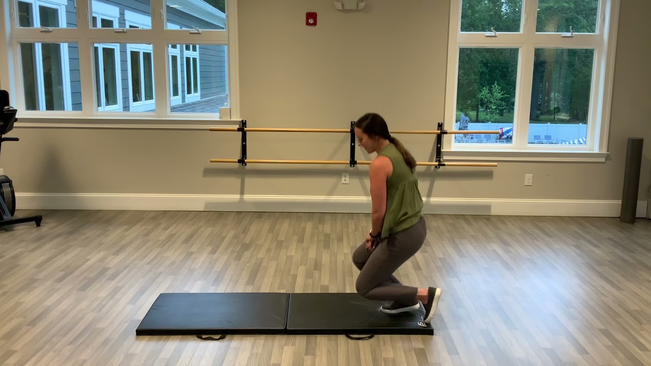Modified Plank on Knees - YouTube