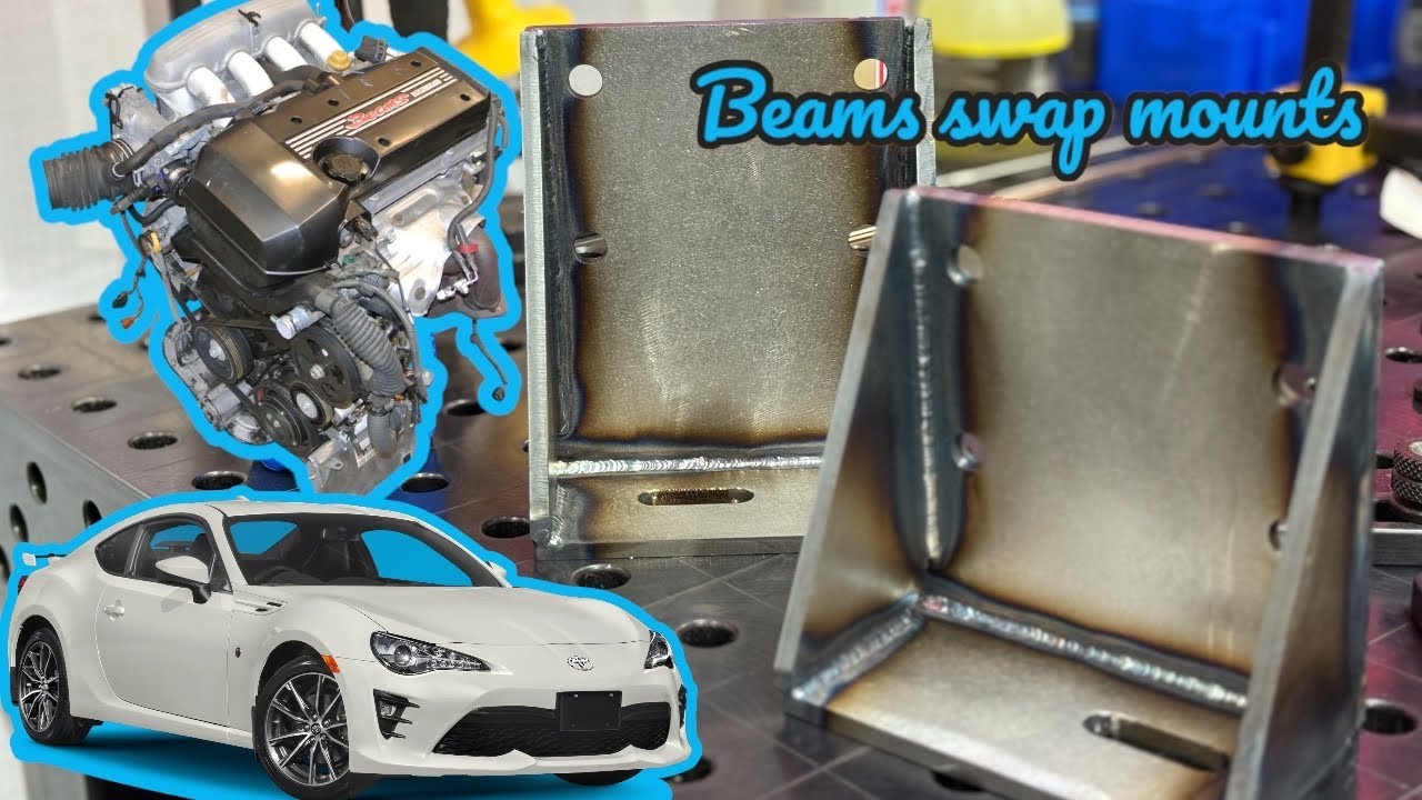 Building Custom Engine Mounts for the 3S-GE Beams Engine Swap into a ...