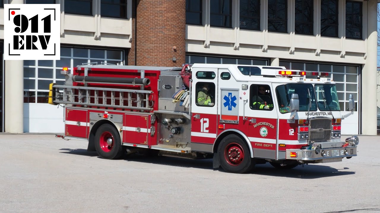 Manchester Fire Truck Responding | Engine 12 - YouTube