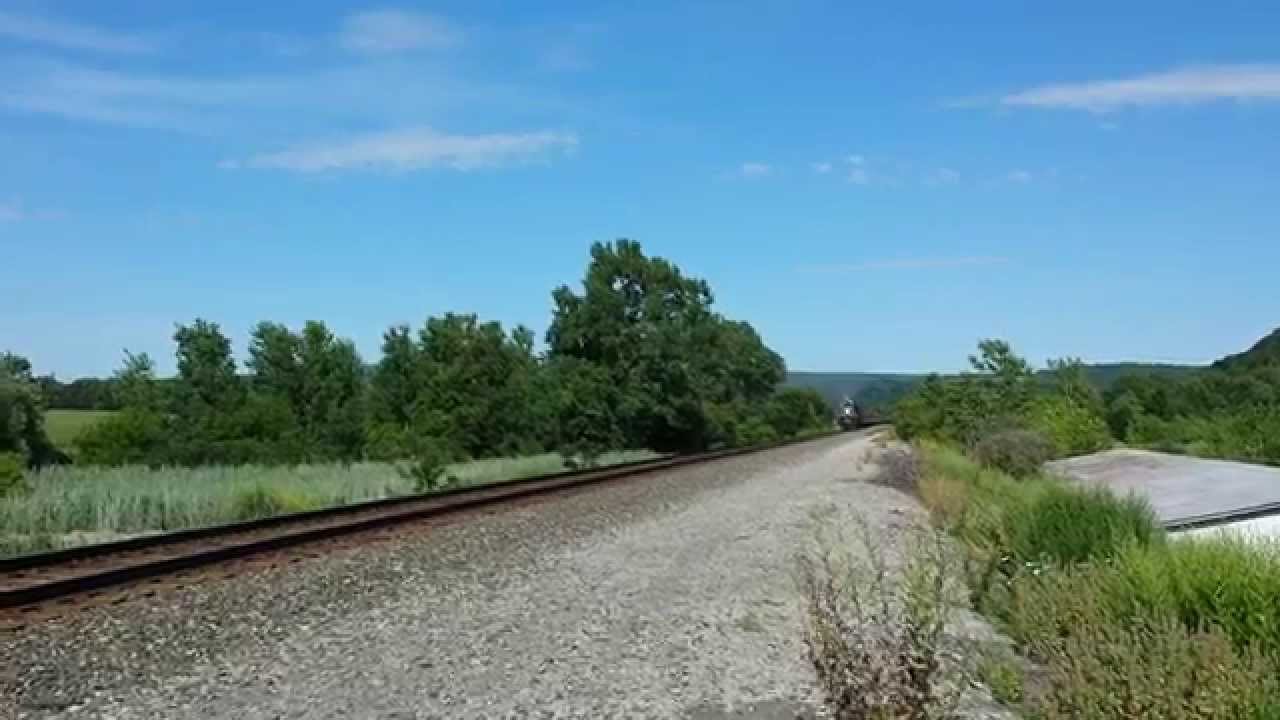 Nickel Plate Road NPK 765 pulling the Erie Limited passing Dalton, NY ...