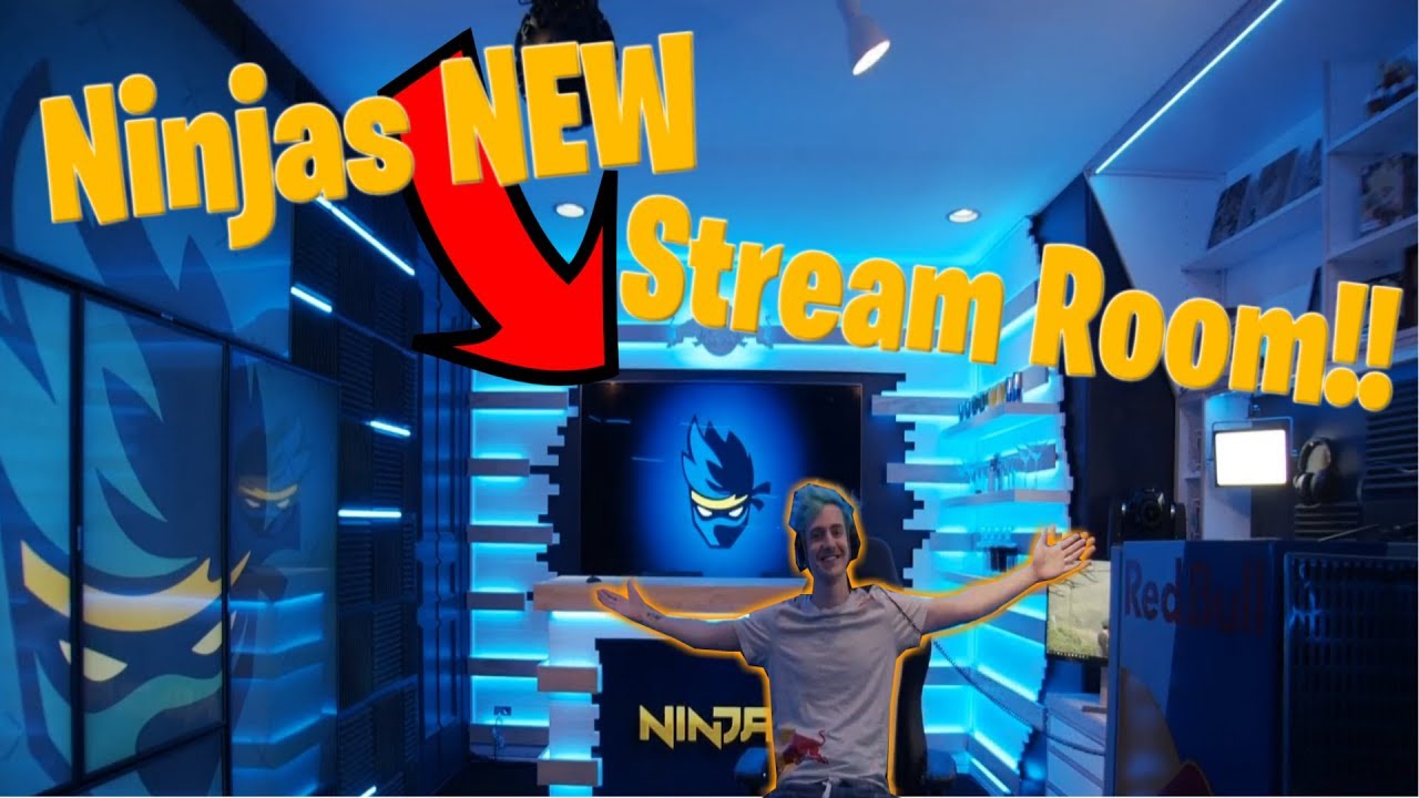 ROOMTOUR of Ninjas STREAM ROOM! (+Fortnite Battle Royale Highlights ...