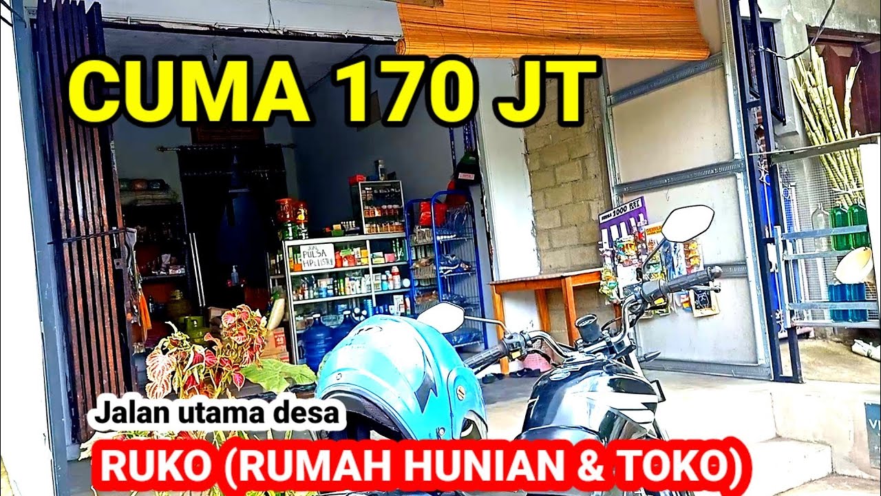 Review Rumah hunian + toko di jual !! Bonus wifi - YouTube