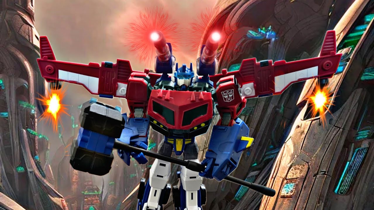DNA Design DK 54 Animated Optimus Prime upgrade kit - YouTube