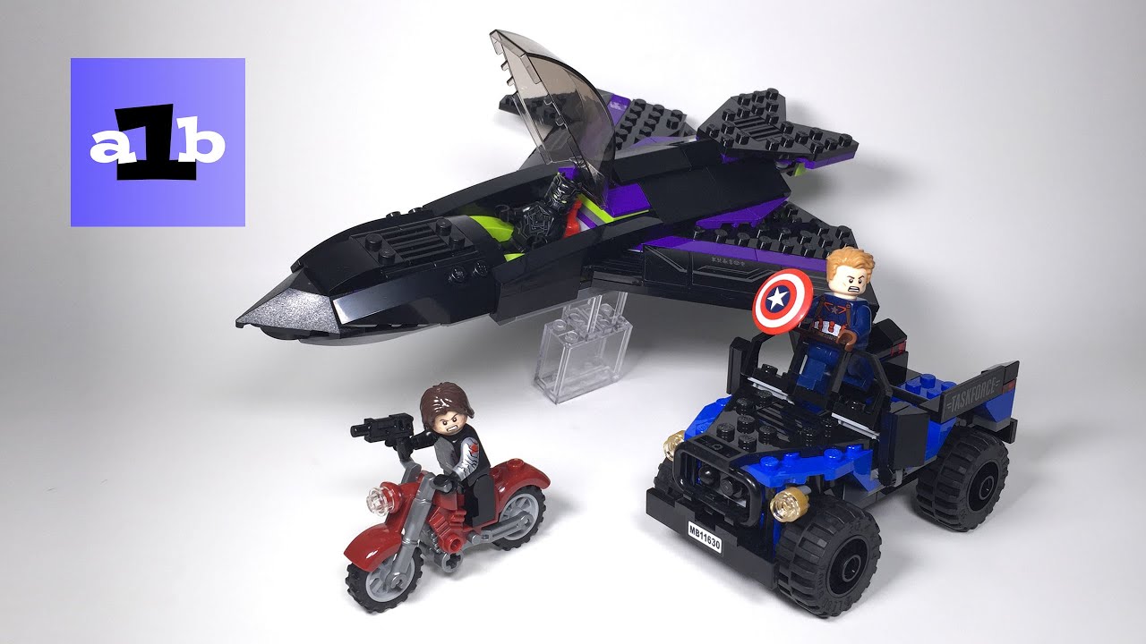 LEGO 2016 MARVEL SUPER HEROES 76047 Black Panther Pursuit Time Lapse ...