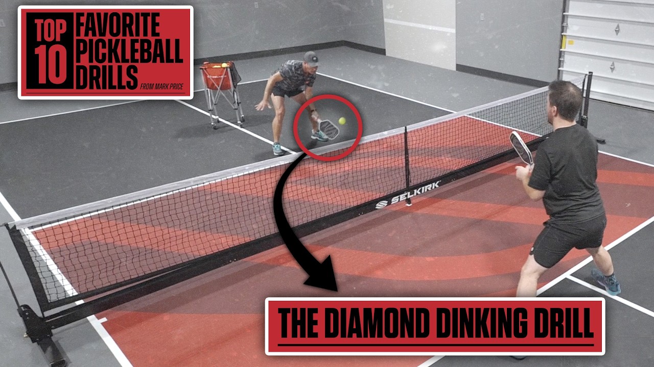 Pickleball Diamond Dinking Drill: Advanced Semi-Cooperative Drilling ...