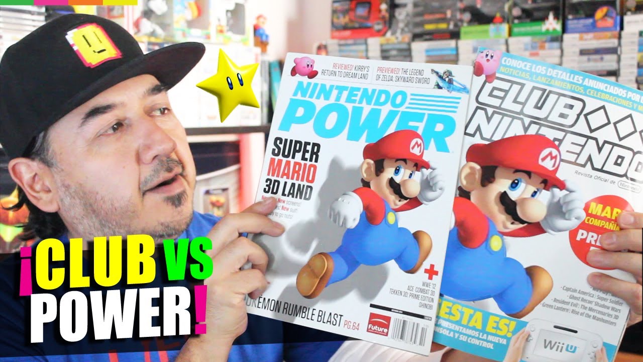 ¡Club Nintendo Vs. Nintendo Power! Portadas Similares - YouTube