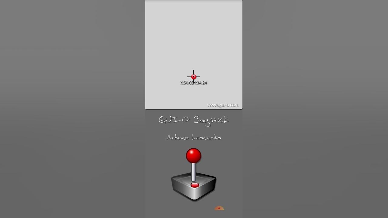 GUI-O Arduino Leonardo Joystick - YouTube