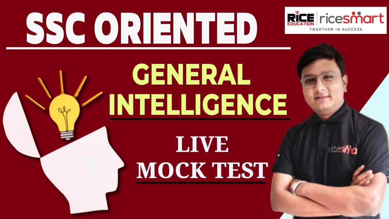 General Intelligence SSC Oriented Class by Arnab Das | Mock Test-SSC ...
