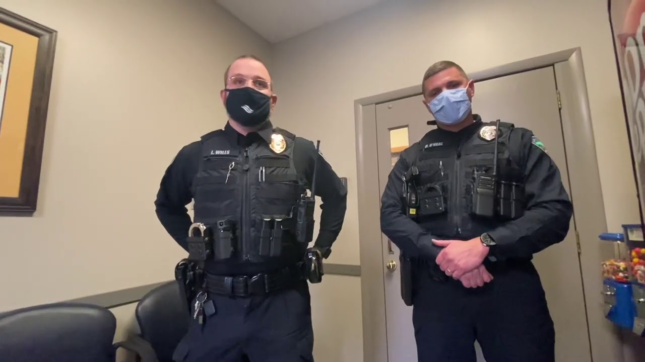 Subtle intimidation by law enforcement getting a complaint form - YouTube