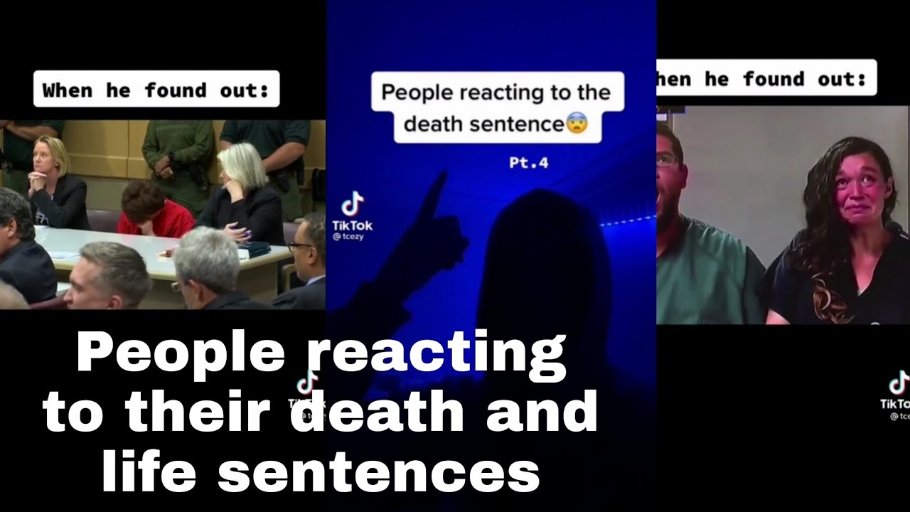 People reacting to their death and life sentences compilation😨😰 - YouTube