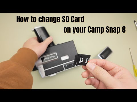 How to change SD card on your Camp Snap 8 Camcorder