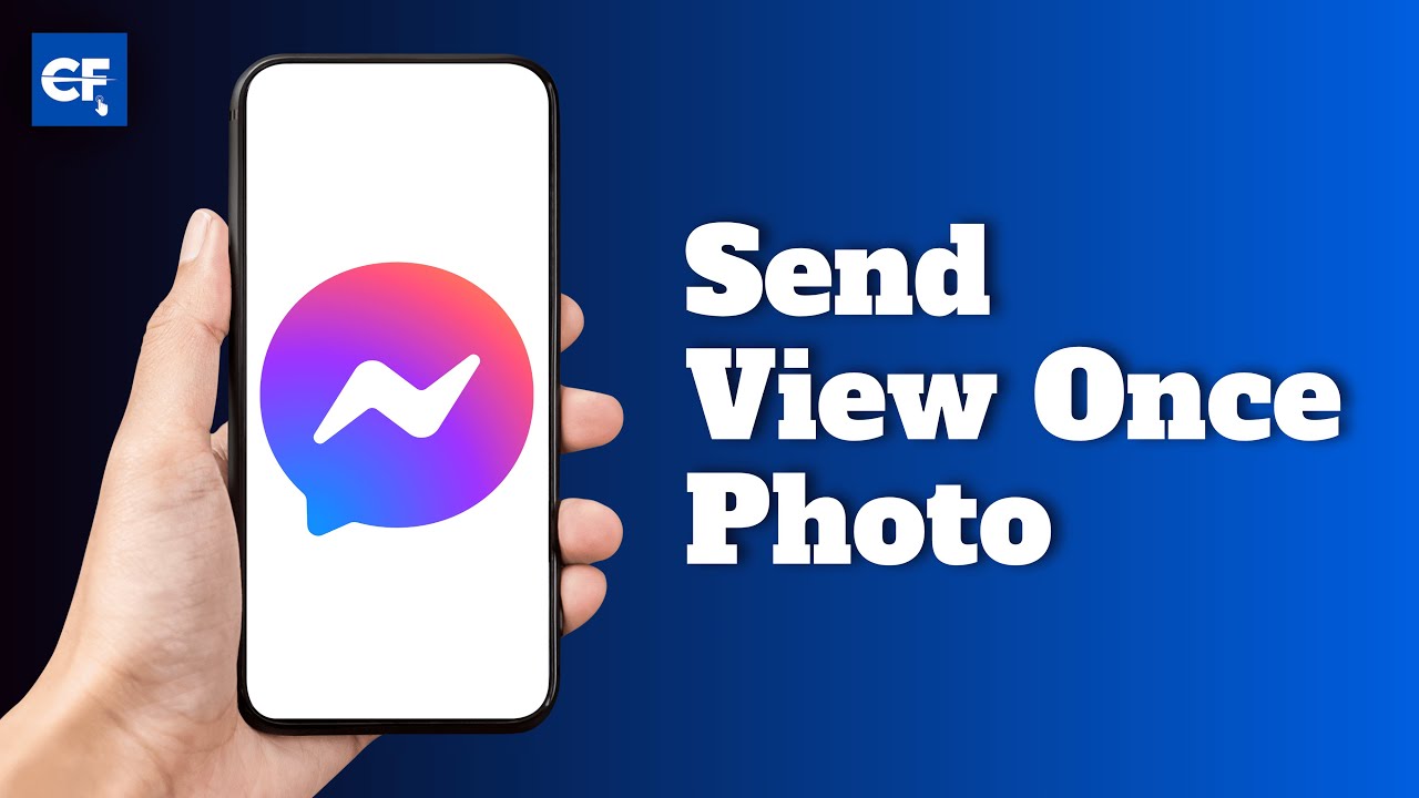How to Send View Once Photo on Messenger - YouTube