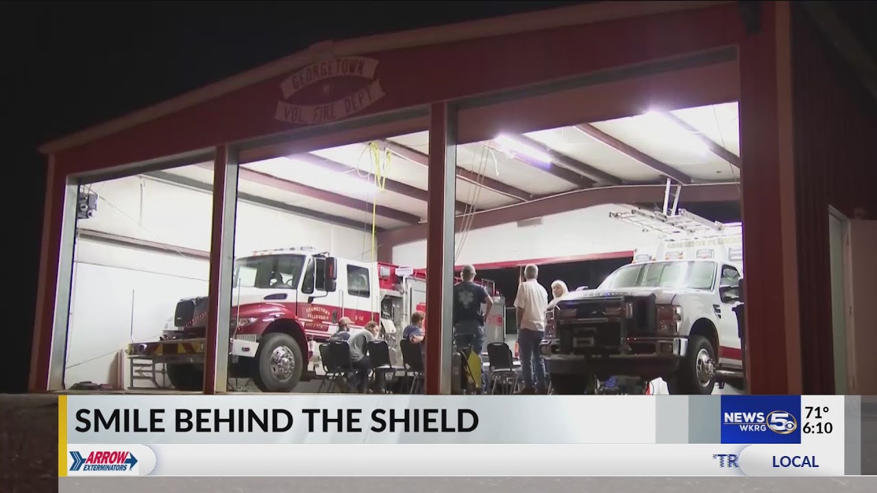 Smiles Behind the Shield: Volunteer firefighter keeps on giving back ...