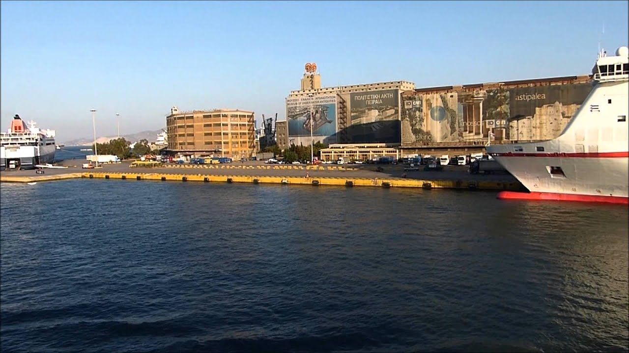 Blue Star Delos departing Piraeus Port ! - YouTube