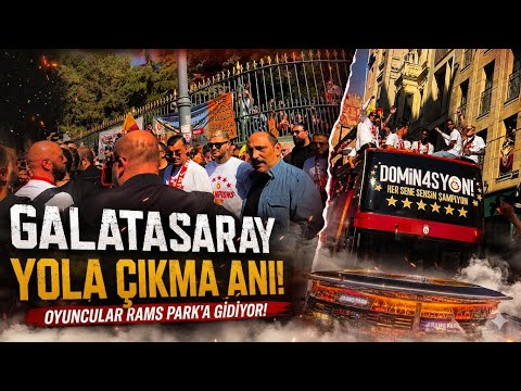 Galatasaray Takım Otobüsünü Çektik! | Oyuncuların Rams Park’a Gitme Anı. #galatasaray 