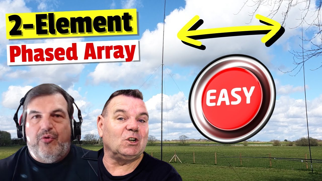 Simplifying the 2-Element Vertical Christan Method Phased Array with John NJ4Z - YouTube