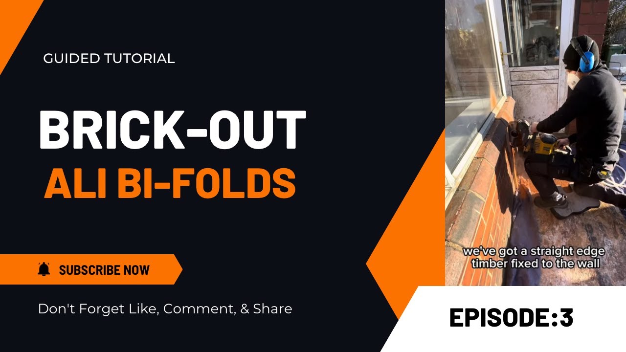 Aluminum bi-fold / Brick-out - YouTube