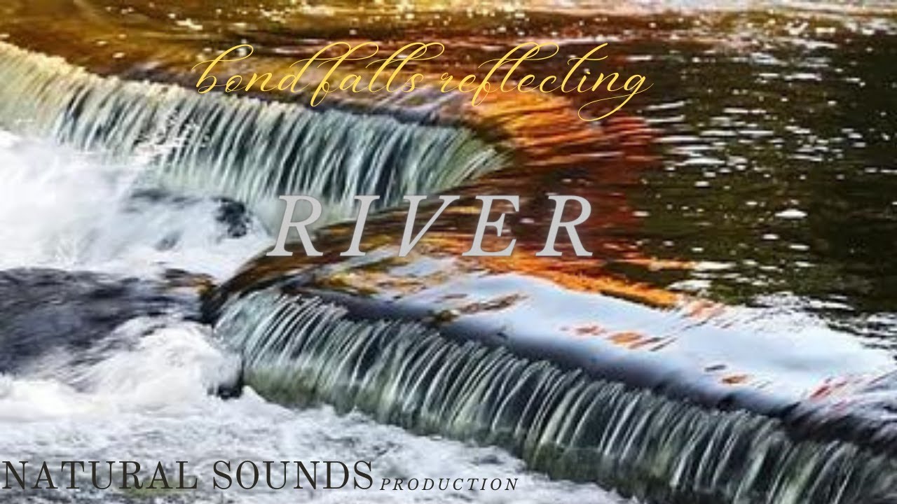 8 hours of water flowing river sound for sleep, real natural river ...