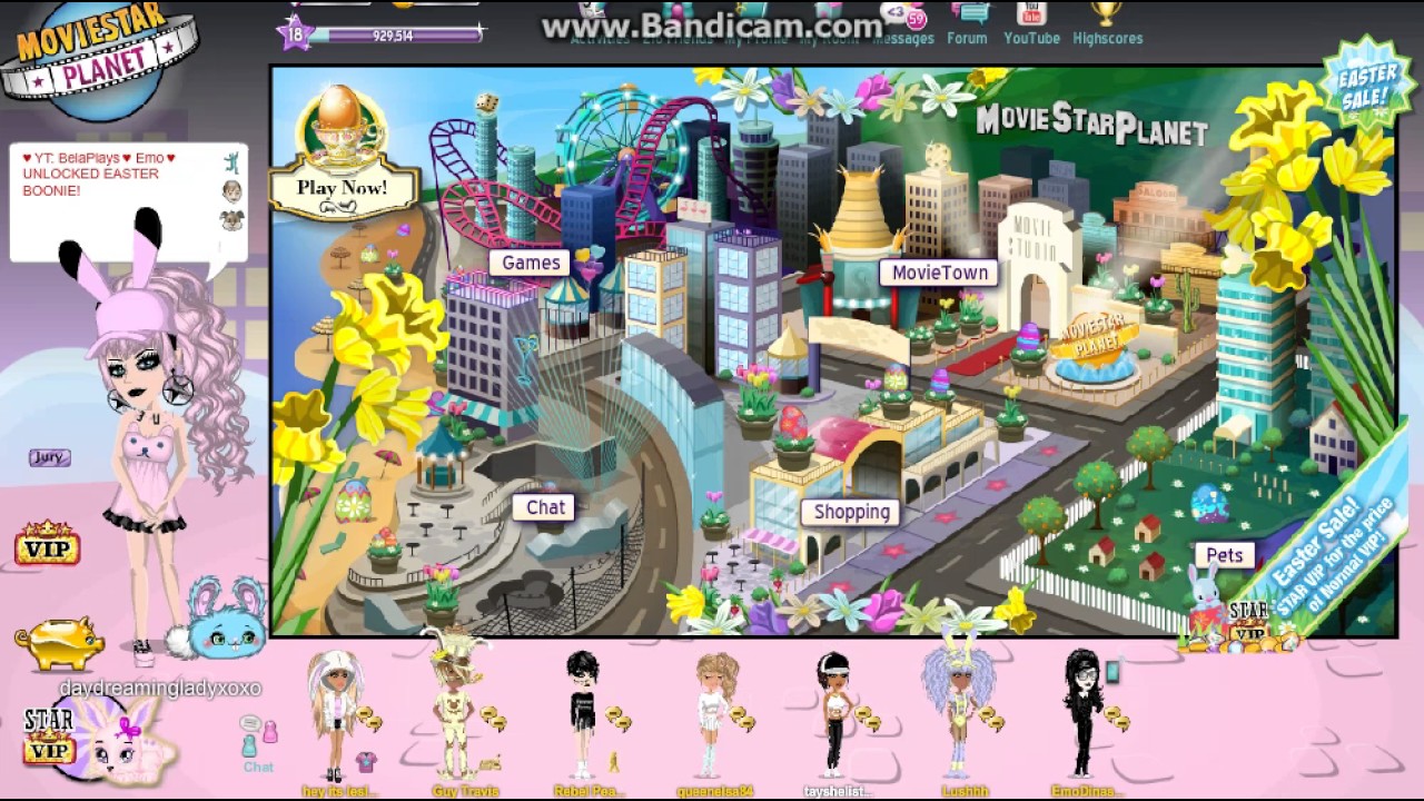 UNLOCKED THE EASTER BOONIE! MovieStarPlanet - YouTube