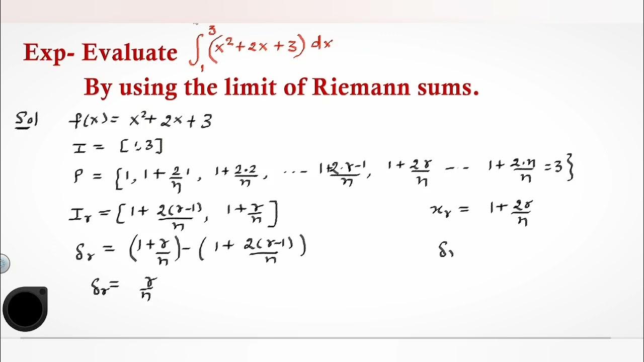 Mastering Real Analysis: Solving Riemann Sum & Integral Examples - YouTube