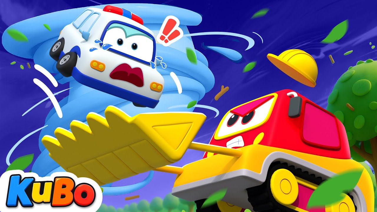 [NEW]Save Baby Police Car in Typhoon! | Kubo - Cartoons For Toddlers ...