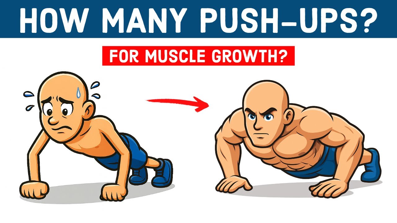 How Many Push-Ups for Muscle Growth? (Science-Backed!) 💪📈 - YouTube