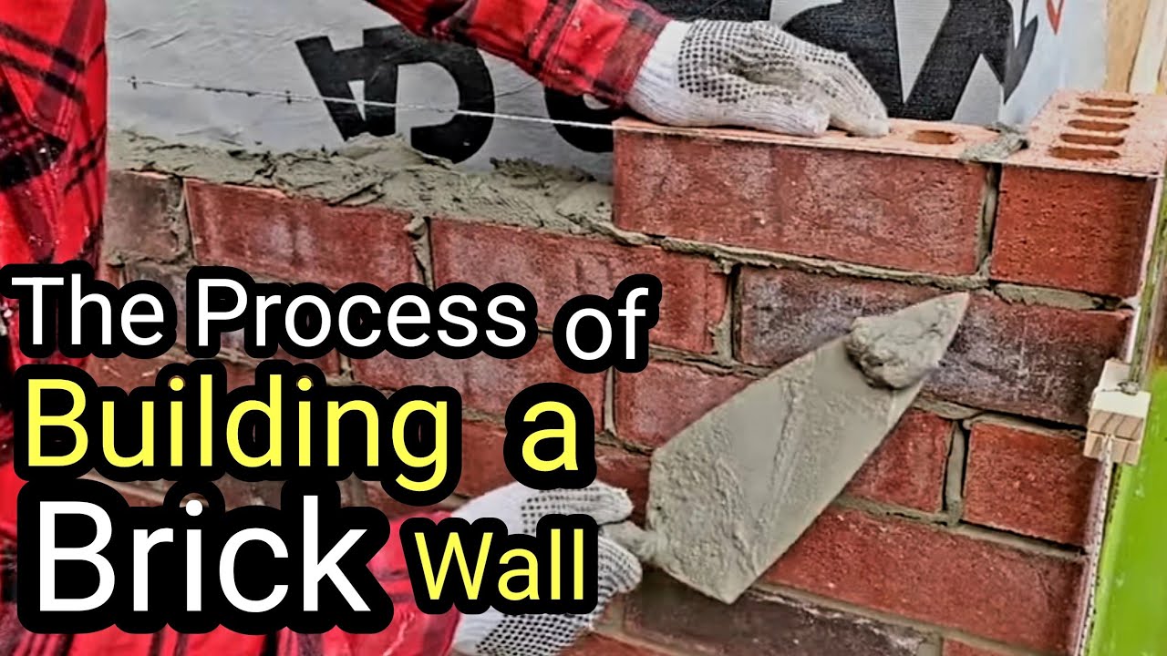 Learn The Process Of Laying Bricks DIY - YouTube