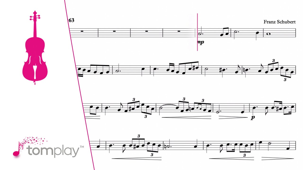 Schubert - Ave Maria - Cello Sheet Music - YouTube