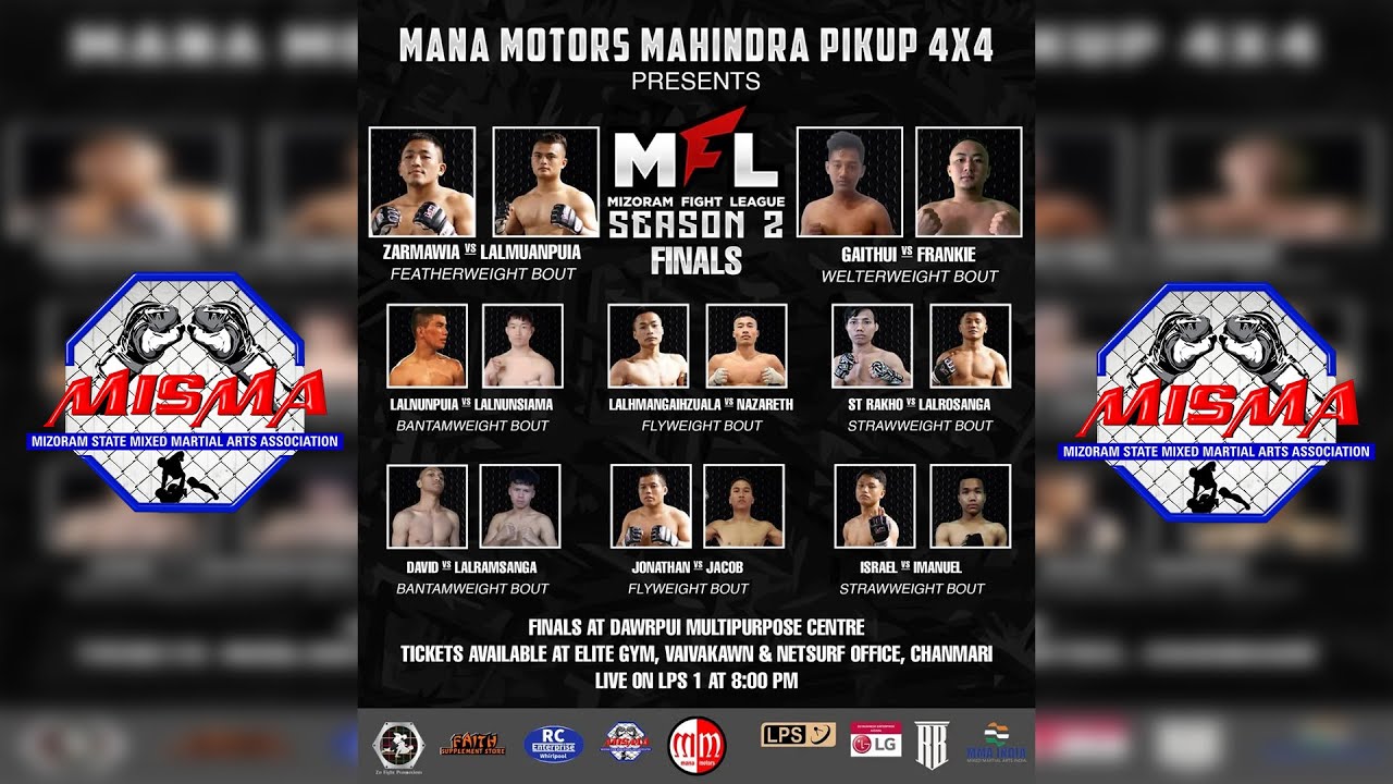 MFL Season 2 Title Fight Official weigh-in & Staredown - YouTube