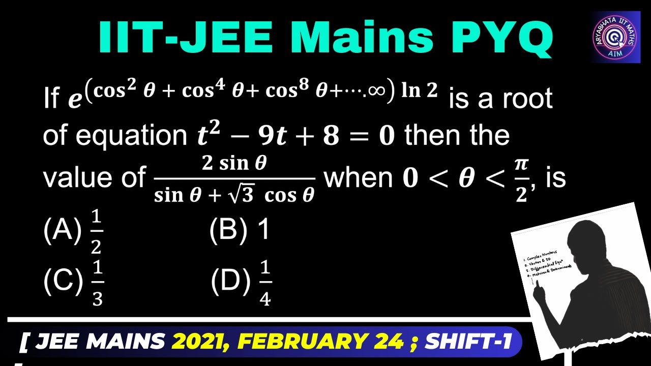Mixed Concept TRI question | trigonometric ratios and identities | JEE ...