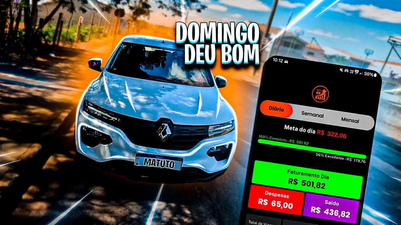 DOMINGO MELHOR DIA PARA UBER | uber na prática com kwid 🟢 - YouTube