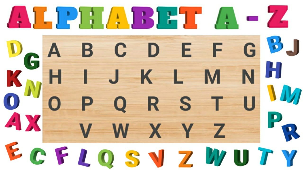 Writing Capital Letters Alphabet For Children | English Alphabets A to ...