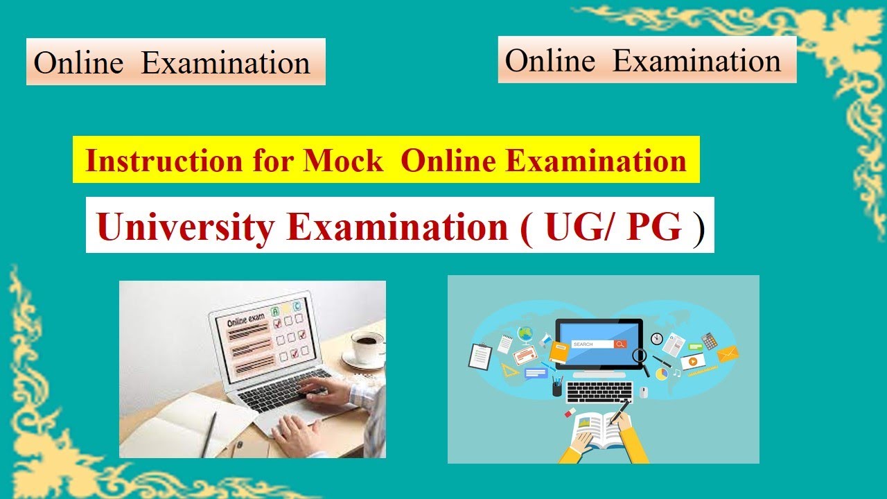 Mock test , Online Examination Instruction for University Examination ...