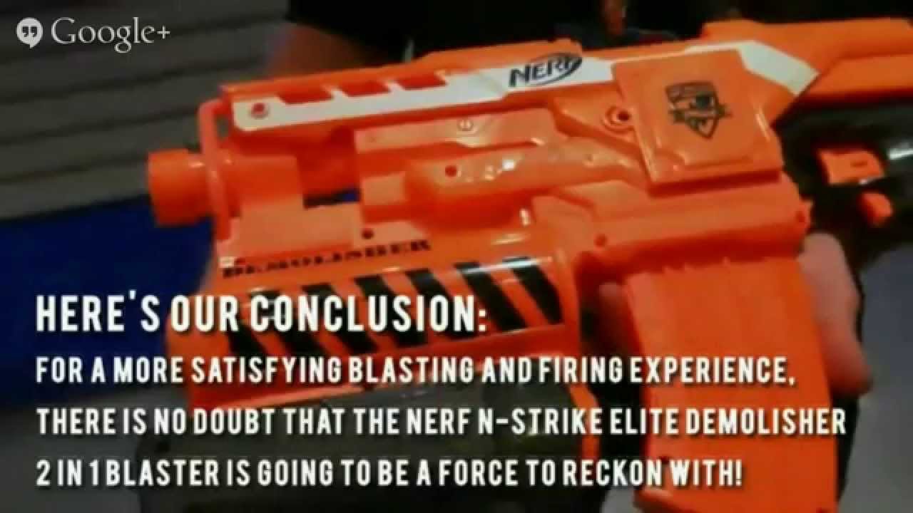 Toy Review Nerf N Strike Elite Demolisher 2 in 1 Blaster|Nerf Reviews ...