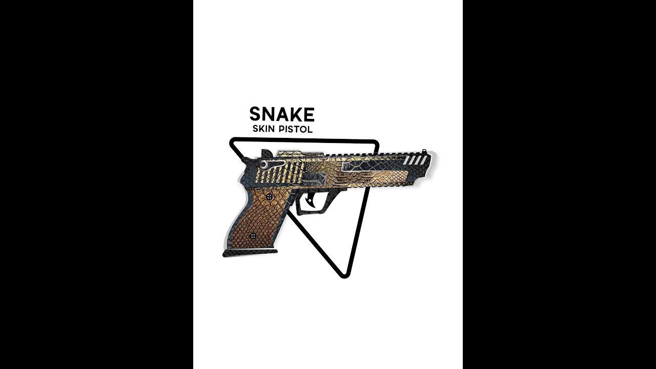 Snake Skin Gun #snake #graphicdesign #adobeillustrator #speedart # ...