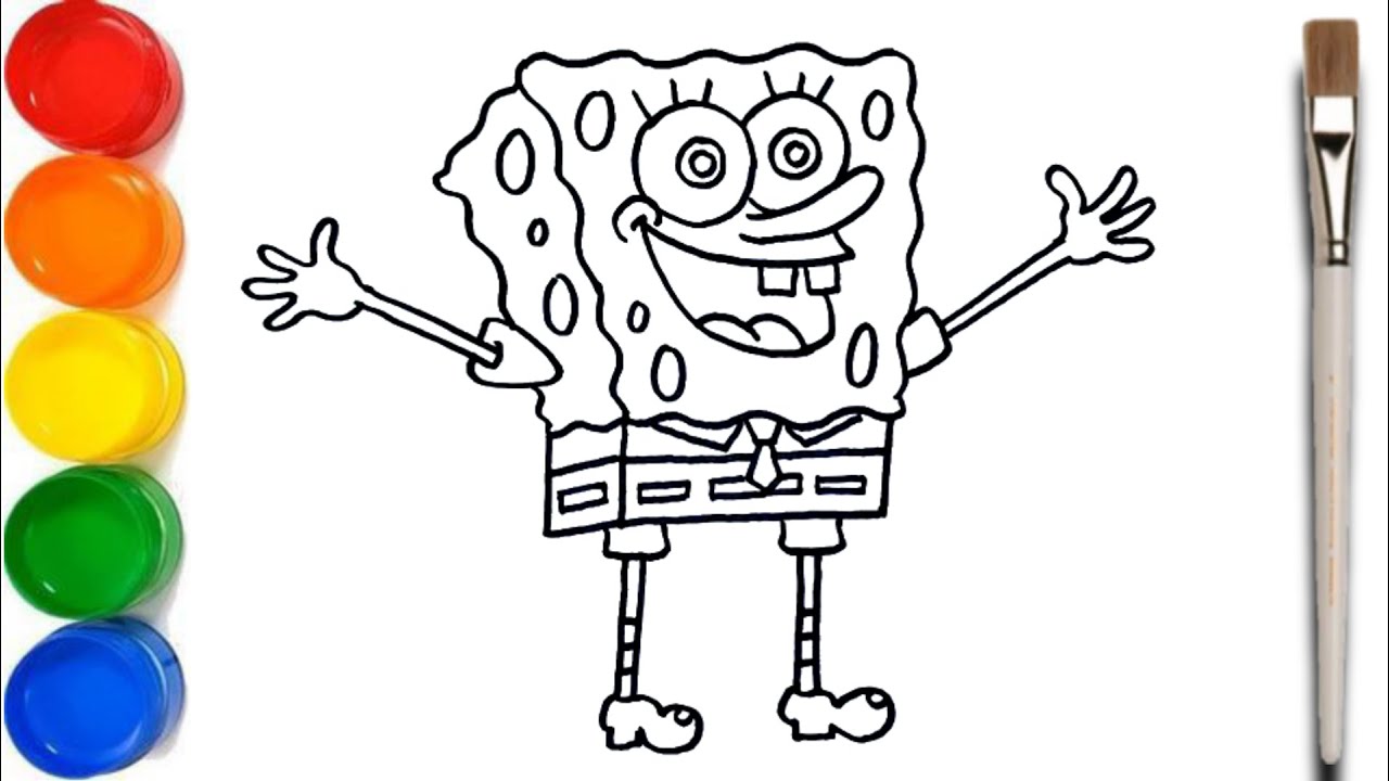 How to draw spongebob squarepants - YouTube
