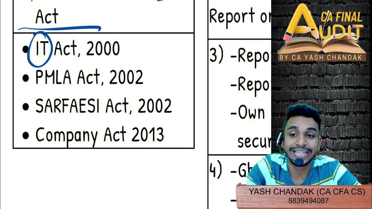 Bank Audit Lecture 1 Sampoorna Batch Nov 23 Youtube