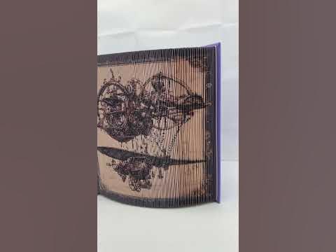 Fore-edge book folding art - https://nelisnook.etsy.com - YouTube