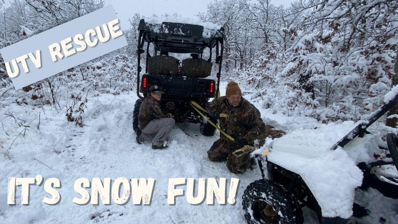 Snow Fun Caught on Camera: Epic Snowfall & UTV Rescue - YouTube