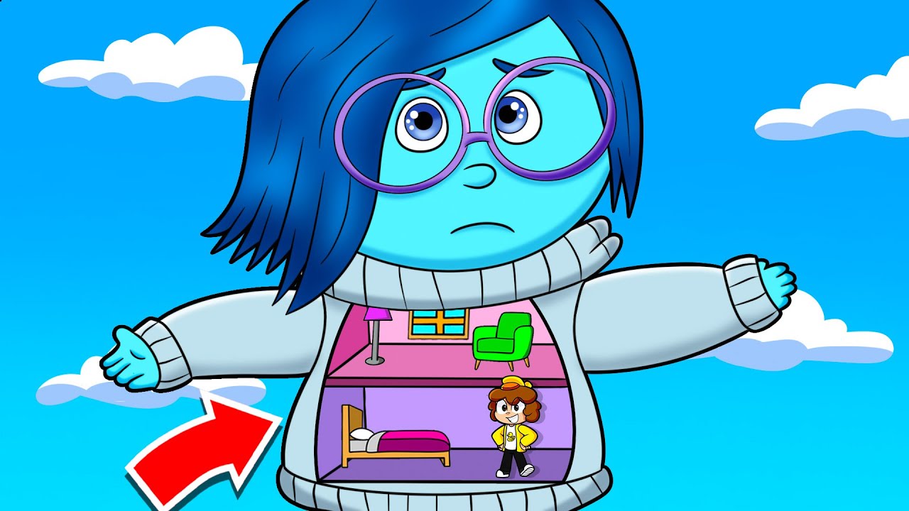 CONSTRUYO una MINI CASA dentro de TRISTEZA 🏡 en Minecraft! - PatOni vs INTENSAMENTE 2 - YouTube