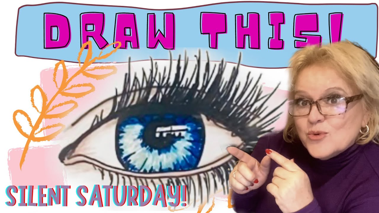 HOW TO DRAW A REALISTIC EYE | SILENT SATURDAY WORKSHOP #17 - YouTube