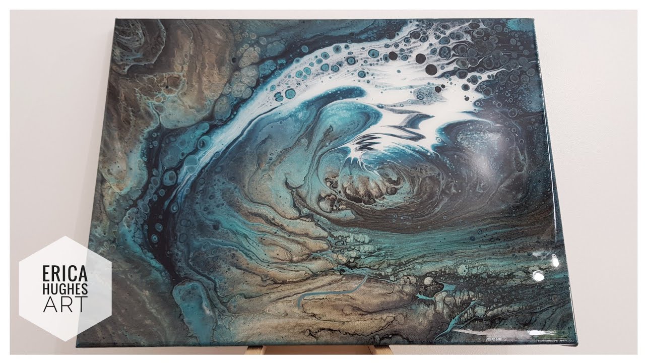 GORGEOUS!!! Straight Pour AND Dutch Pour! - Acrylic Pouring - Abstract ...