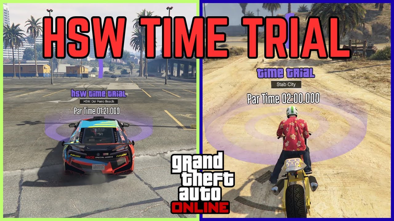 GTA 5 Online HSW TIME TRIAL this week | HSW time trial Del Perro Beach ...