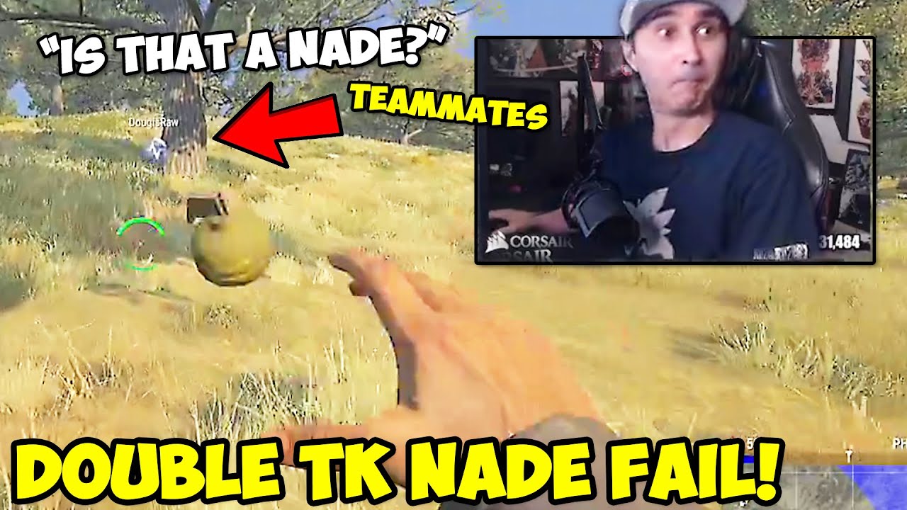 Summit1g Hilarious DOUBLE TEAMKILL GRENADE FAIL In PUBG! - YouTube