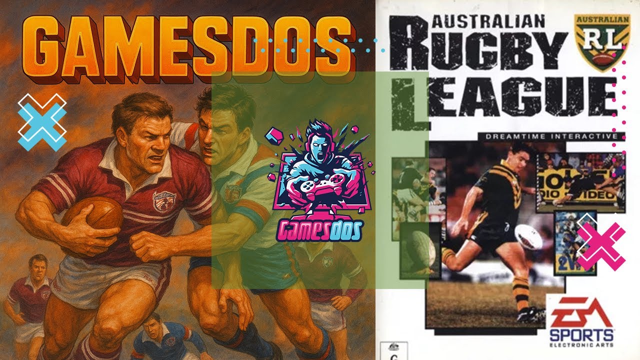 Australian Rugby League Gameplay MS-DOS HD 1080p - YouTube