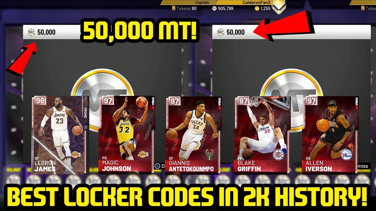 WHO'D WE GET IN OUR FREE PINK DIAMOND PACK?! INSANE LOCKER CODES! NBA ...