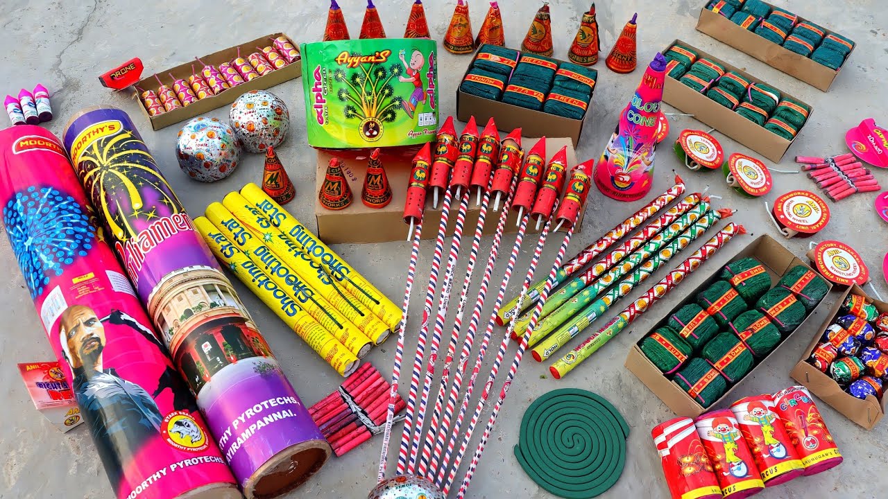 Many types of Diwali fireworks testing Vlogs | Funny Malinga fireworks ...