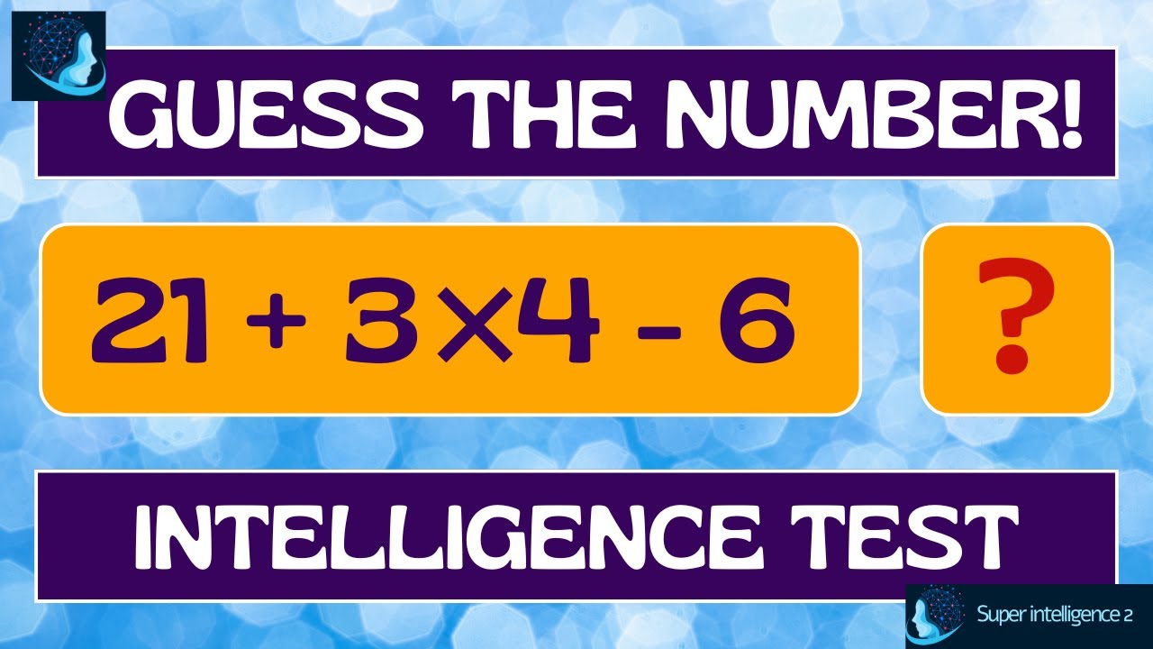 Can You Guess the Number? | Math Quiz4 - YouTube