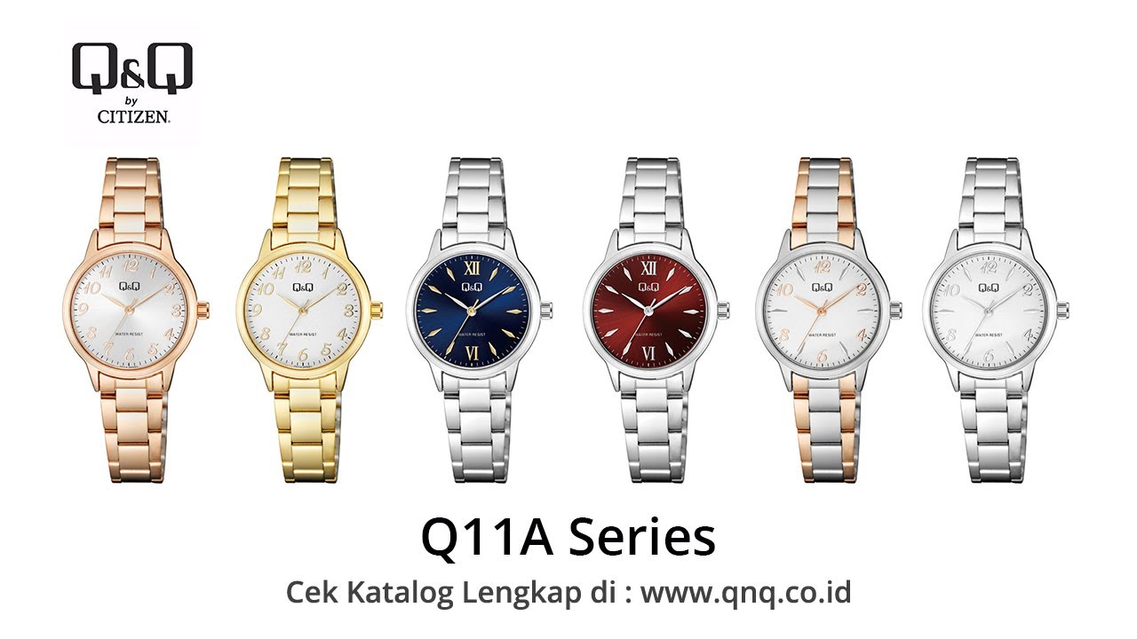 Q&Q Fashion Ladies Q11A - Review & Setting Jam Tangan Stainless Steel ...